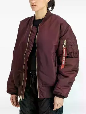 Alpha Industries Zip-up Reversible Bomber Jacket
