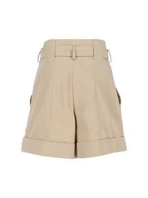 Balmain Cotton Gabardine Shorts