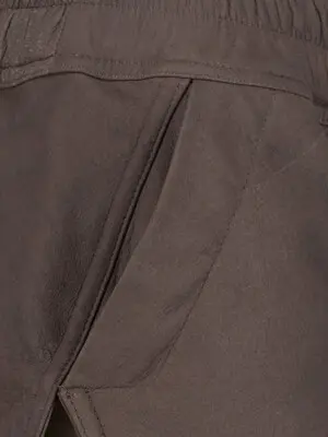 Rick Owens Macassar Waxy Leather Shorts - Brown