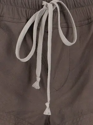 Rick Owens Macassar Waxy Leather Shorts - Brown