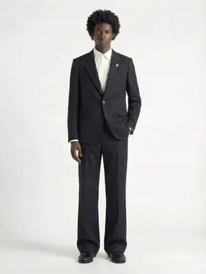 Gucci Wool Pants With Gg Motif
