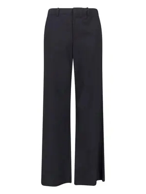 Gucci Silk And Wool Twill Pants - Black