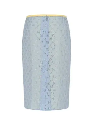 Gucci Crystal Pencil Skirt