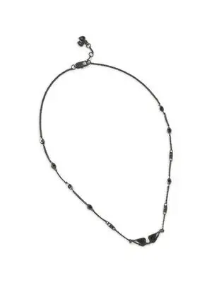 Zadig&Voltaire Crystal-embellished Chain Necklace - Black