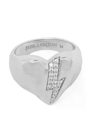Zadig&Voltaire Heartbreaker Flash Ring - Silver