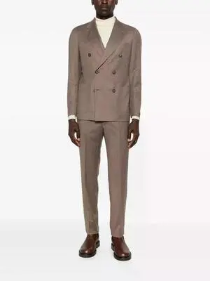 Tagliatore Double-breasted Suit - Brown