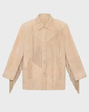STAND STUDIO Jacket Estee Fringe