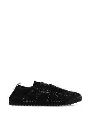 ALLSAINTS Studded Leather Sneakers - Black