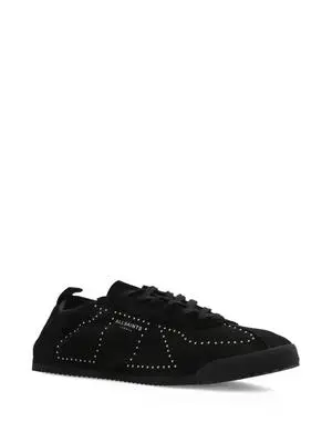 ALLSAINTS Studded Leather Sneakers - Black