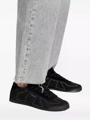 ALLSAINTS Studded Leather Sneakers - Black
