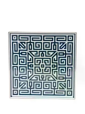 GINORI 1735 Labirinto Pattern Plate - White