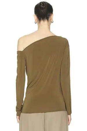EAVES Jayne Off Shoulder Top - Capers