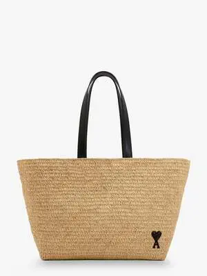 Ami De Coeur Raffia Shoulder Bag
