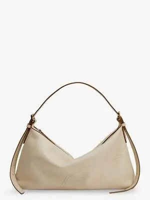 ATP ATELIER Castellare Leather Shoulder Bag - Beige