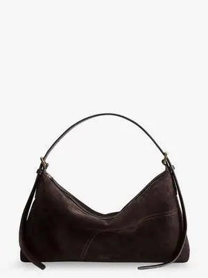 ATP ATELIER Castellare Suede Shoulder Bag - Brown