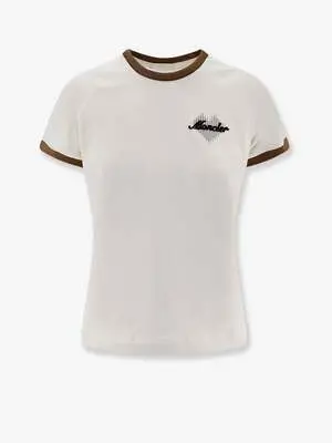 Moncler Cotton Tshirt - Beige