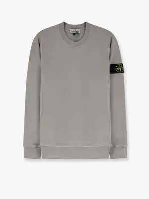 Stone Island Organic Cotton Sweatshirt - Grey