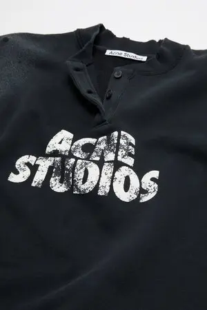 Acne Studios Fleece Logo Sweatshirt