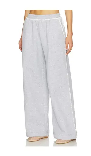 LOVERS AND FRIENDS Juliana Pant In Light Grey - Heather Grey