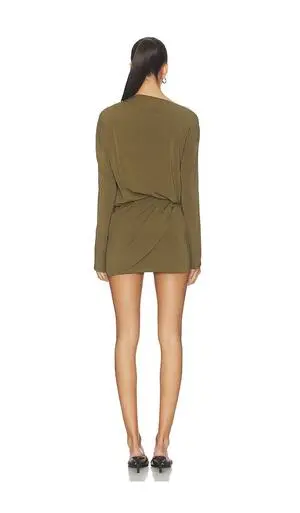 EAVES Desi Mini Dress In Olive