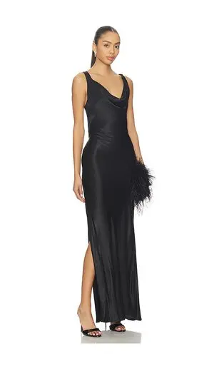 Bardot Anouk Cowl Neck Maxi Dress - Black