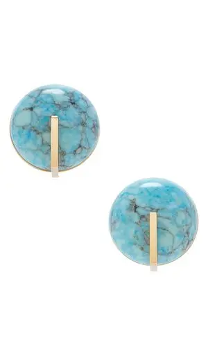Cult Gaia Una Earring In Teal - Ibiza Turquoise Ibiza Turquoise