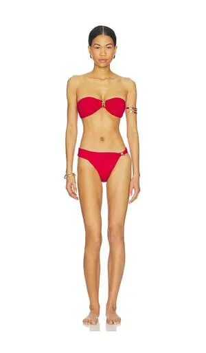 AWAY THAT DAY Formentera Bikini Top - Red