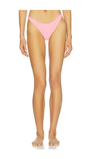 AWAY THAT DAY Maui Bikini Bottom In Pink - Ice Pink