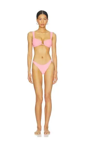 AWAY THAT DAY Maui Bikini Bottom - Ice Pink