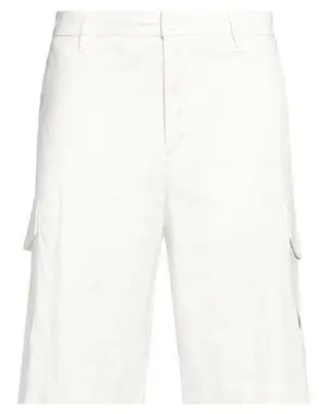 Armani Exchange Shorts & Bermuda Shorts Size Cotton, Elastane - Off White