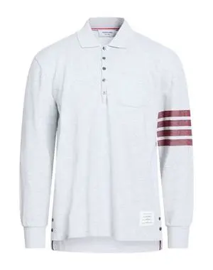 Thom Browne Polo Shirt Light Size Cotton - Grey