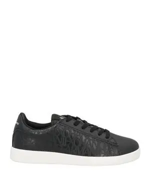 Armani Exchange Sneakers Size Textile Fibers - Black