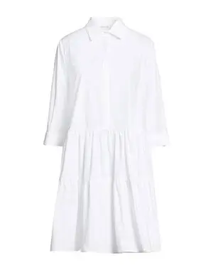 Fabiana Filippi Mini Dress Size Cotton - White