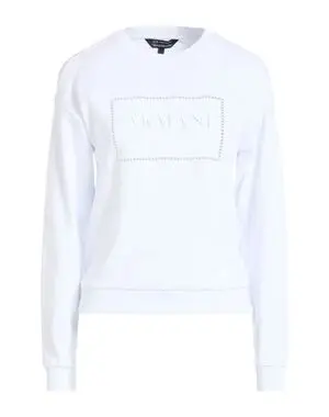 Armani Exchange Sweatshirt Size Cotton - White