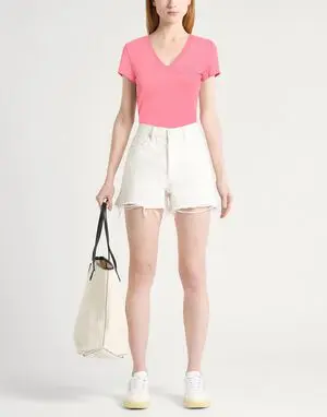 Armani Exchange Jersey T-shirt With Appliqués - Red