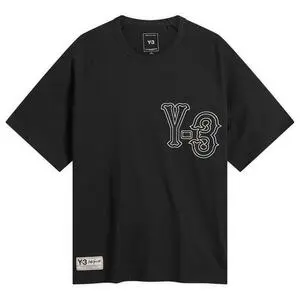 Y3 Elite 5 Short Sleeve T-shirt - Black