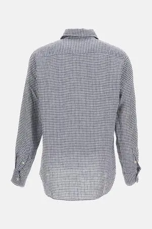 ORIGINAL VINTAGE Checked Linen Shirt - Multicolor