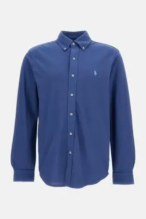Polo Ralph Lauren Cotton Piqué Shirt - Blue