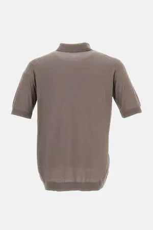 John Smedley Short-sleeved Polo Shirt - Grey