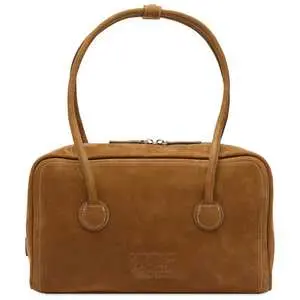 MARGESHERWOOD Soft Boston Bag - Chestnut Nubuck