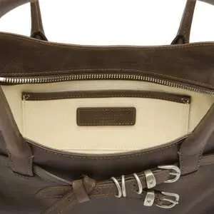 MARGESHERWOOD Grandma Shoulder Bag - Washed Brown