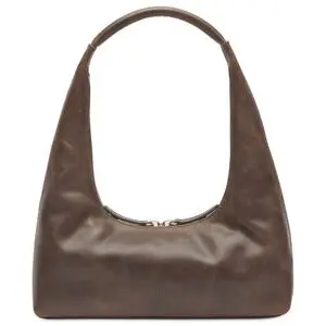 MARGESHERWOOD Hobo Shoulder Bag - Washed Brown