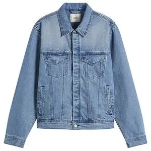 ARTE Circle Logo Denim Jacket - Bleach Wash