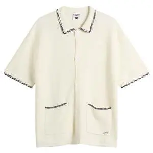 SERVICE WORKS Blanket Stitch Knit Polo