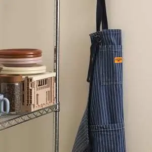 SERVICE WORKS Pinstripe Denim Apron