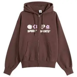 PAWA SPEED SPORTS Multi Monogram Zip Hoodie