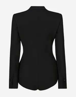 Dolce & Gabbana Double-breasted Tuxedo Jacket Bodysuit - Black
