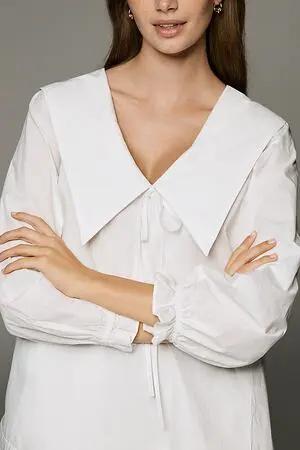 LISA SAYS GAH Leigh Long-sleeve Mini Swing Dress