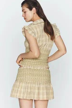 Maeve Smocked Waisted Top
