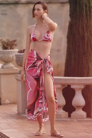 Anthropologie C C Dolce Sarong - Dolce Pink